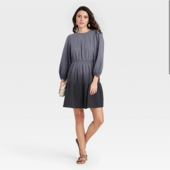 Universal Thread | Dresses | Universal Thread Gauze Long Sleeve Dress ...